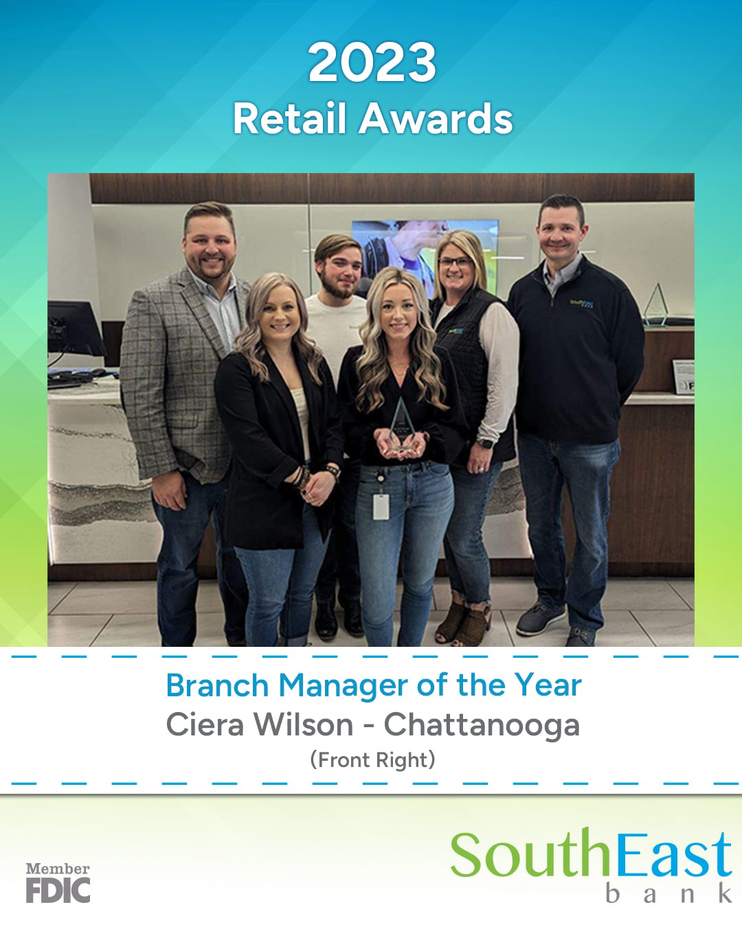 SouthEast Bank Announces 2023 Retail Award Winners - SouthEast Bank
